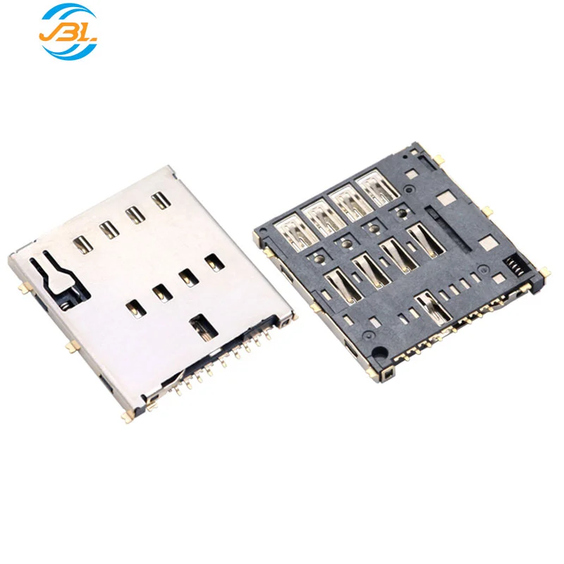 JBL-MS006-000 8PIN MICRO SIM CARD SLOT PUSH PUSH CONNECTOR SMT-DONGGUAN ...