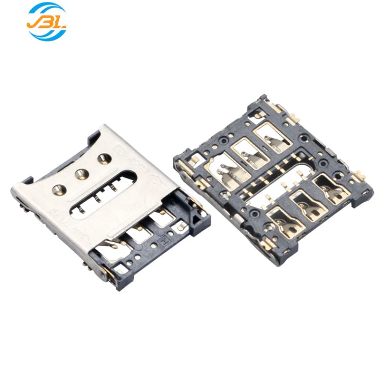 Chinese supplier nano sim card socket separate type connector SMT