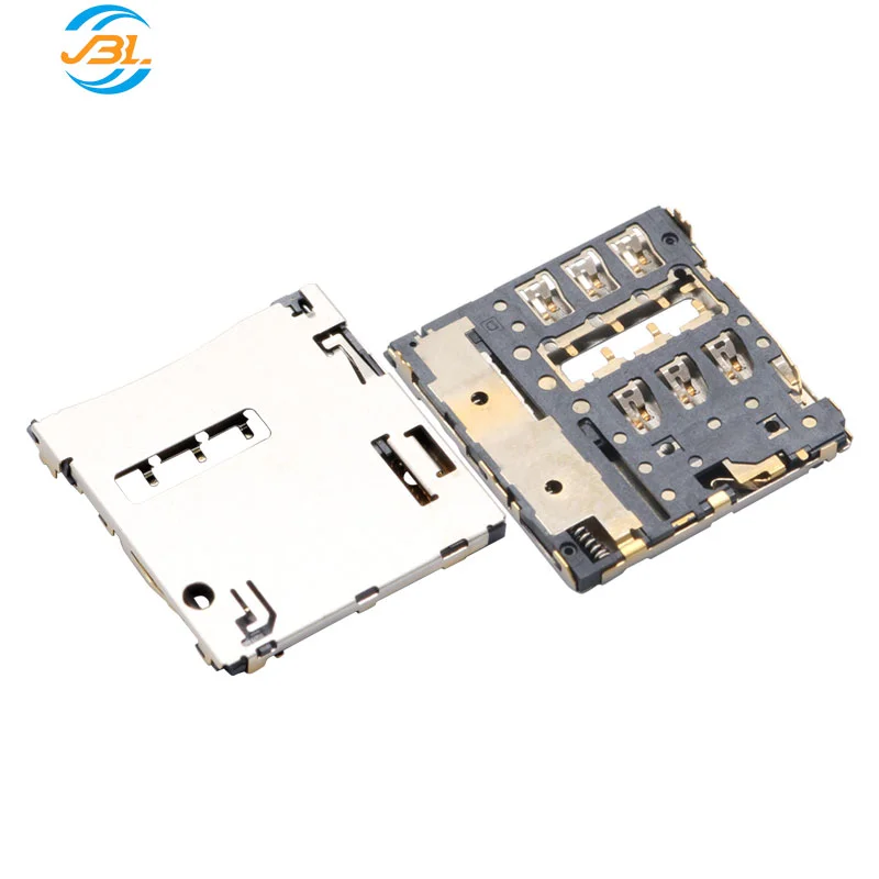 jbl-102314342-B 8pin MICRO SIM CARD SLOT PUSH PUSH CONNECTOR DIP SMT ...