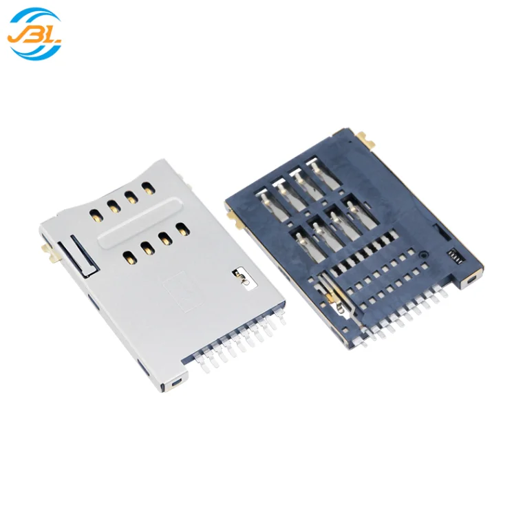 Chinese supplier nano sim card socket separate type connector SMT