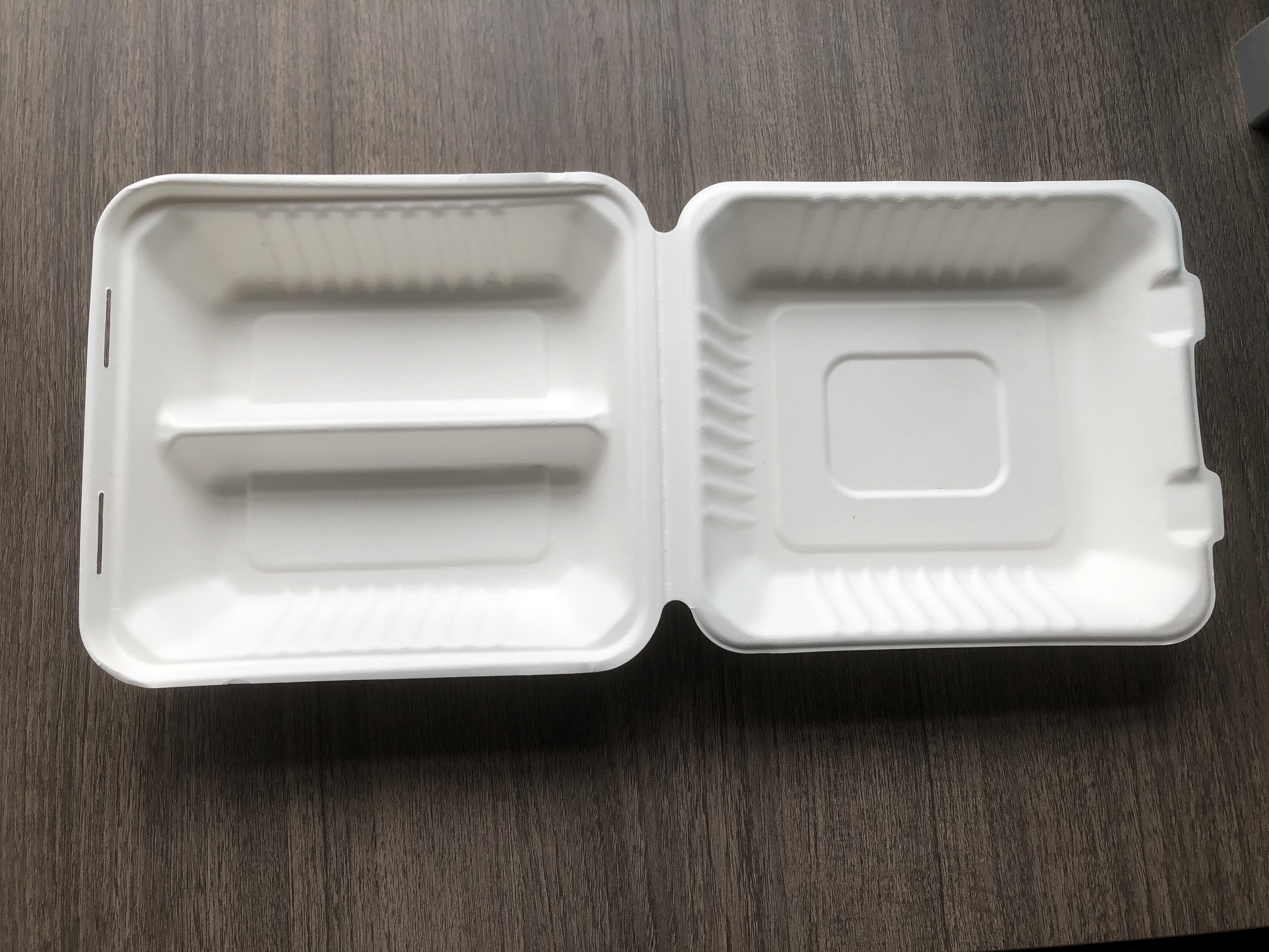Sugarcane Bagasse Clamshell Lunch Box-Manufacturer-For sale