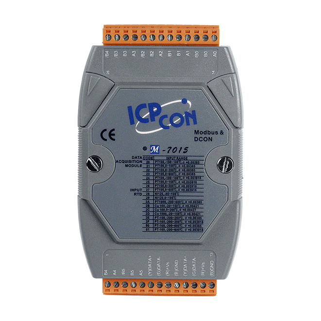 泓格模块_ICPCON_M-7015_RTD热电阻采集_上海栎帛电子科技_泓格代理商