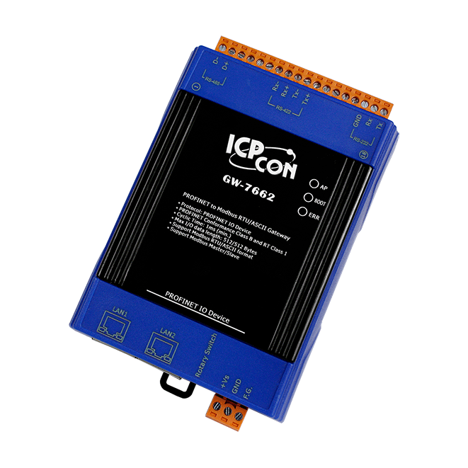 泓格模块_ICPCON_GW-7662_协议网关_上海栎帛电子科技有限公司