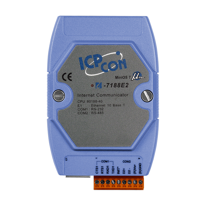 泓格模块_ICPCON_串口服务器_I-7188E2_ICPDAS_上海栎帛电子科技有限公司