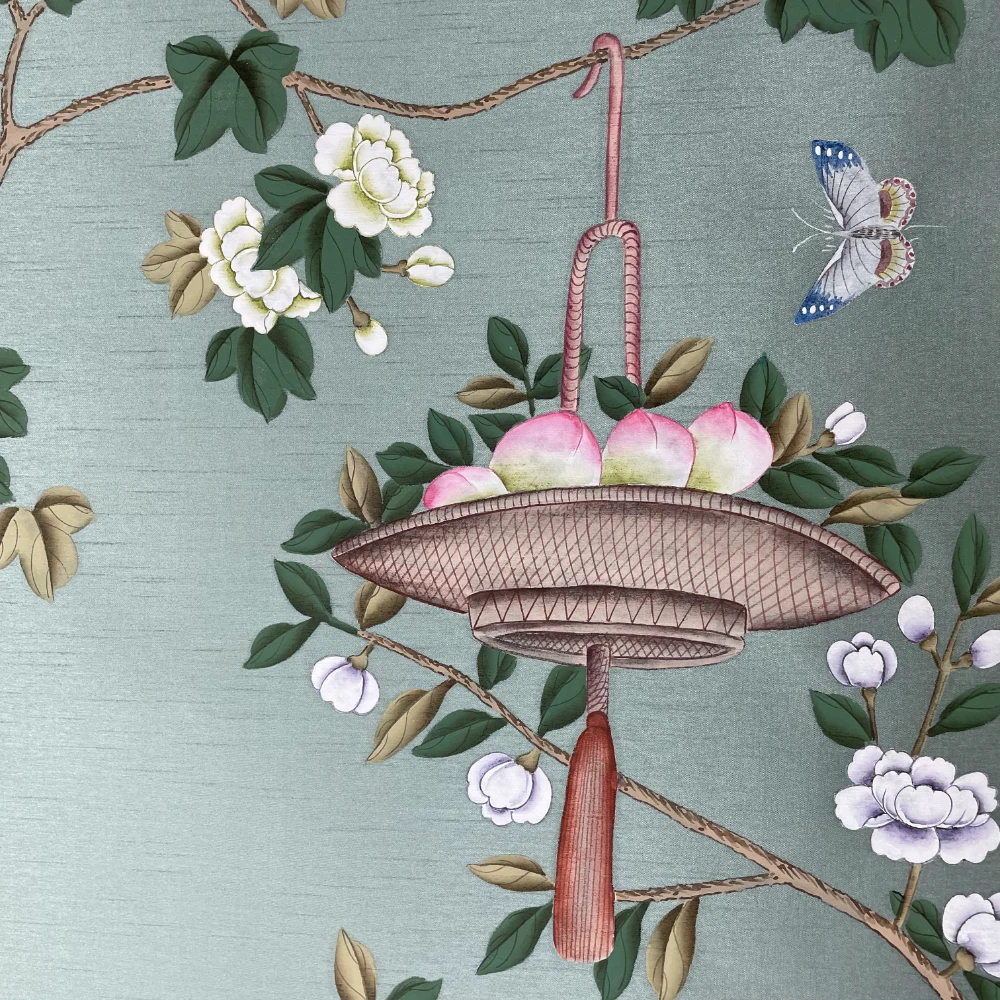 Material Selection for Hand Painted Wallpaper