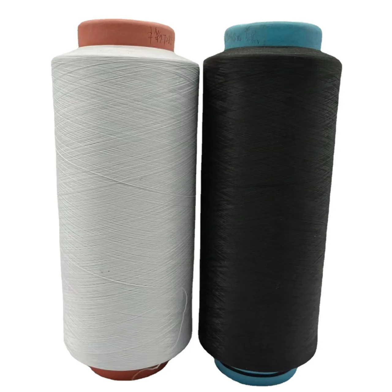 Polyester knitting Yarn weft woven label yarn big cone dyed dty yarn ...