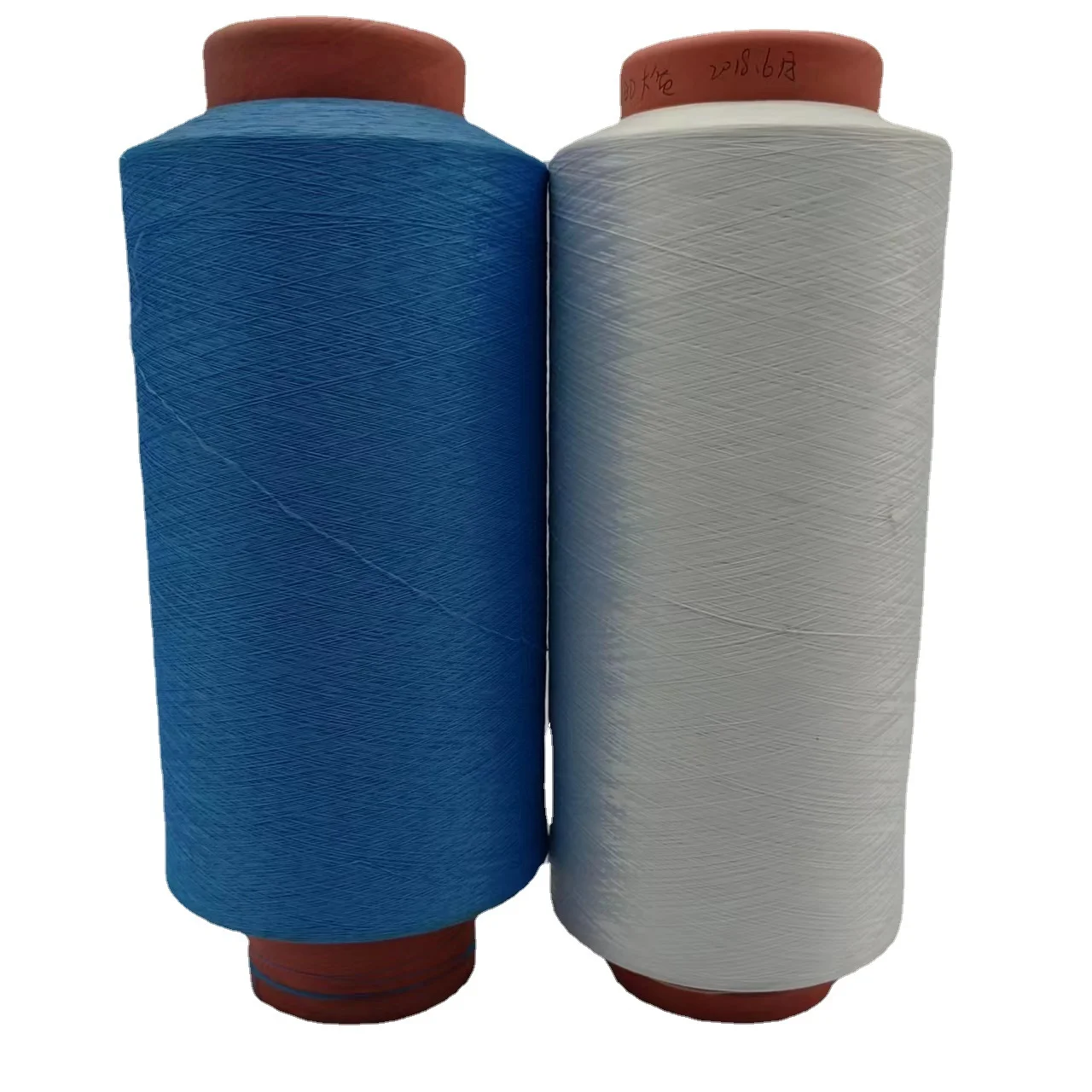 Polyester knitting Yarn weft woven label yarn big cone dyed dty yarn ...