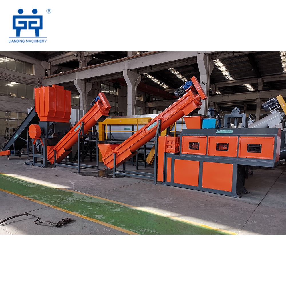 Plastic Film Squeezing Screw Press Dewatering Machine-Lianding