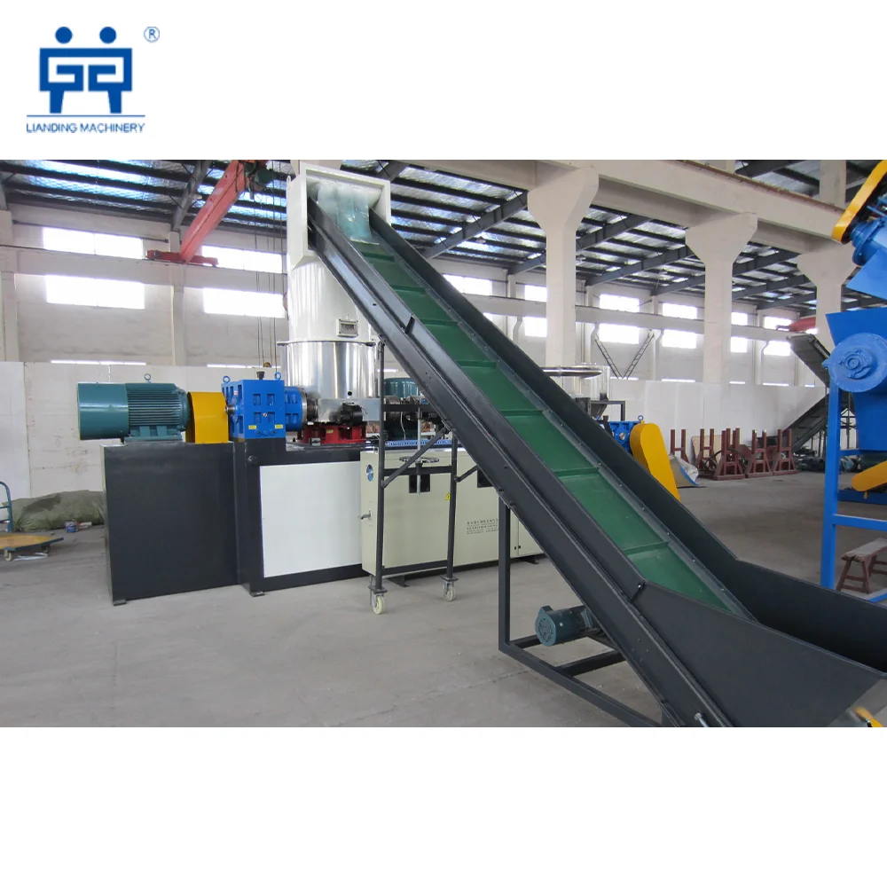Plastic Bags Compacting Cutting Pelletizing Line-Lianding