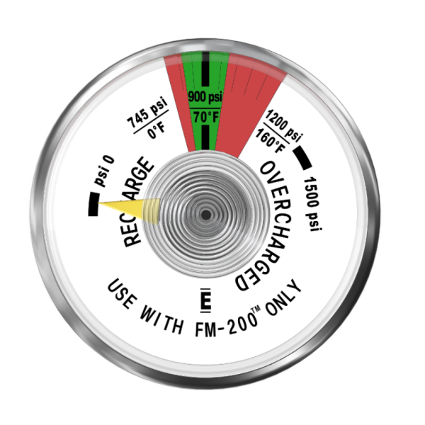Fixed Fire Extinguisher Pressure Gauge Supply-Produce-Safestar