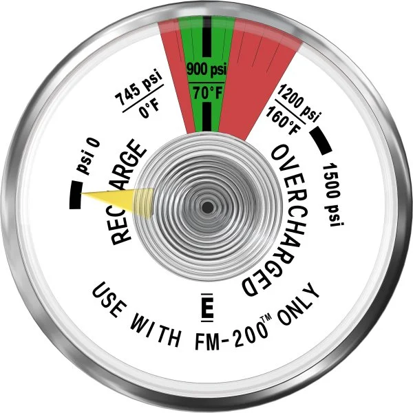 Fixed Fire Extinguisher Pressure Gauge Supply-Produce-Safestar