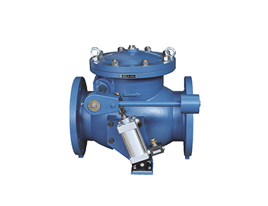 Iron body swing check valve with air cushioned