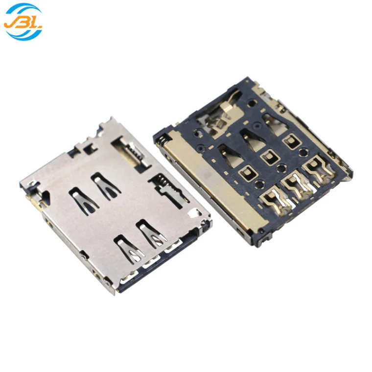 Chinese supplier nano sim card socket separate type connector SMT
