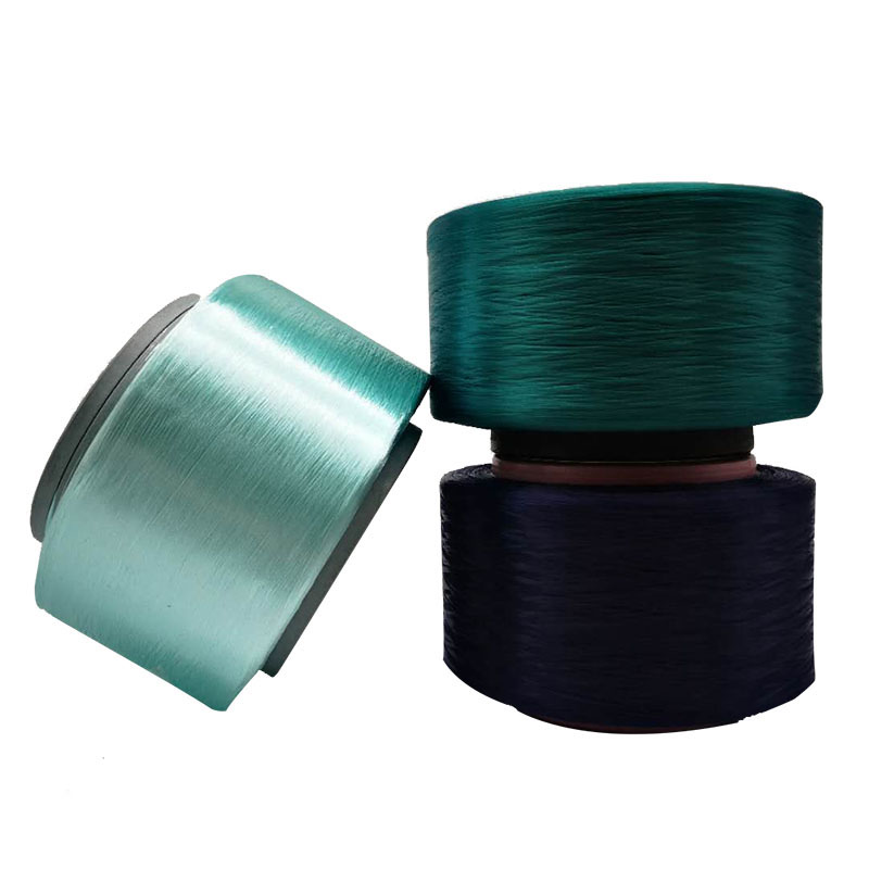 100% Polyester FDY filament twisted Yarn 150D/48f/2ply S+Z Polyester dyed color Yarn for ...