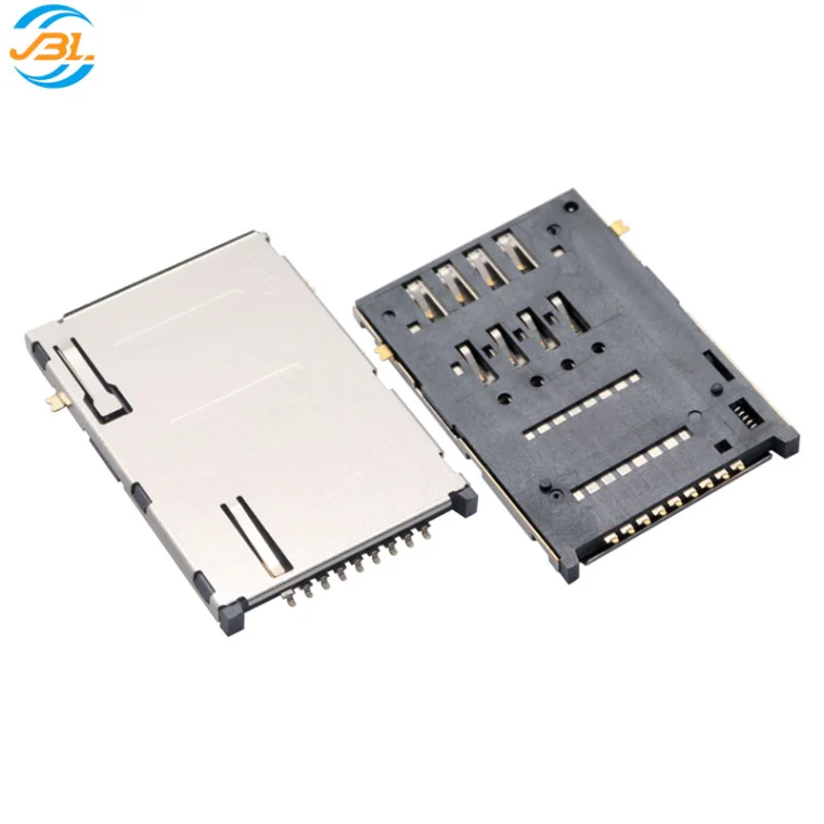 Chinese supplier nano sim card socket separate type connector SMT
