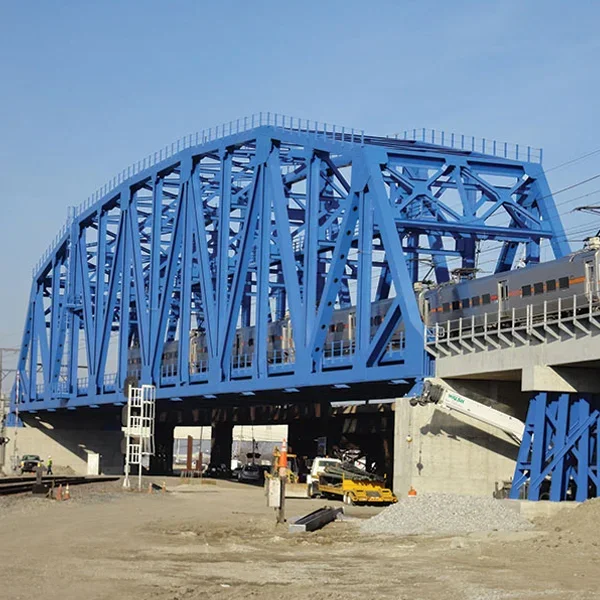 High Quality Prefab Railway Steel Arch Bridge Steel Curved Railway ...