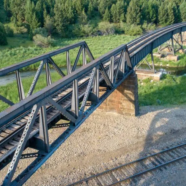 High Quality Prefab Railway Steel Arch Bridge Steel Curved Railway ...