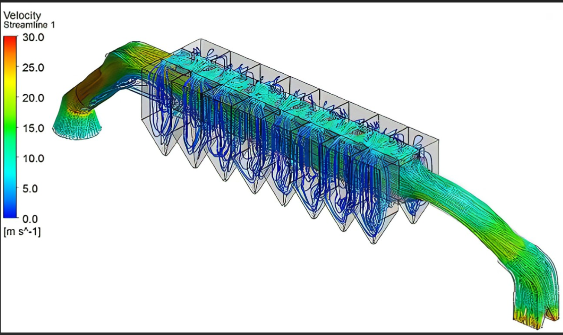 除尘器的CFD模拟（计算流体力学模拟）24
