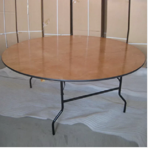 Wooden foldable dining table for family gatherings