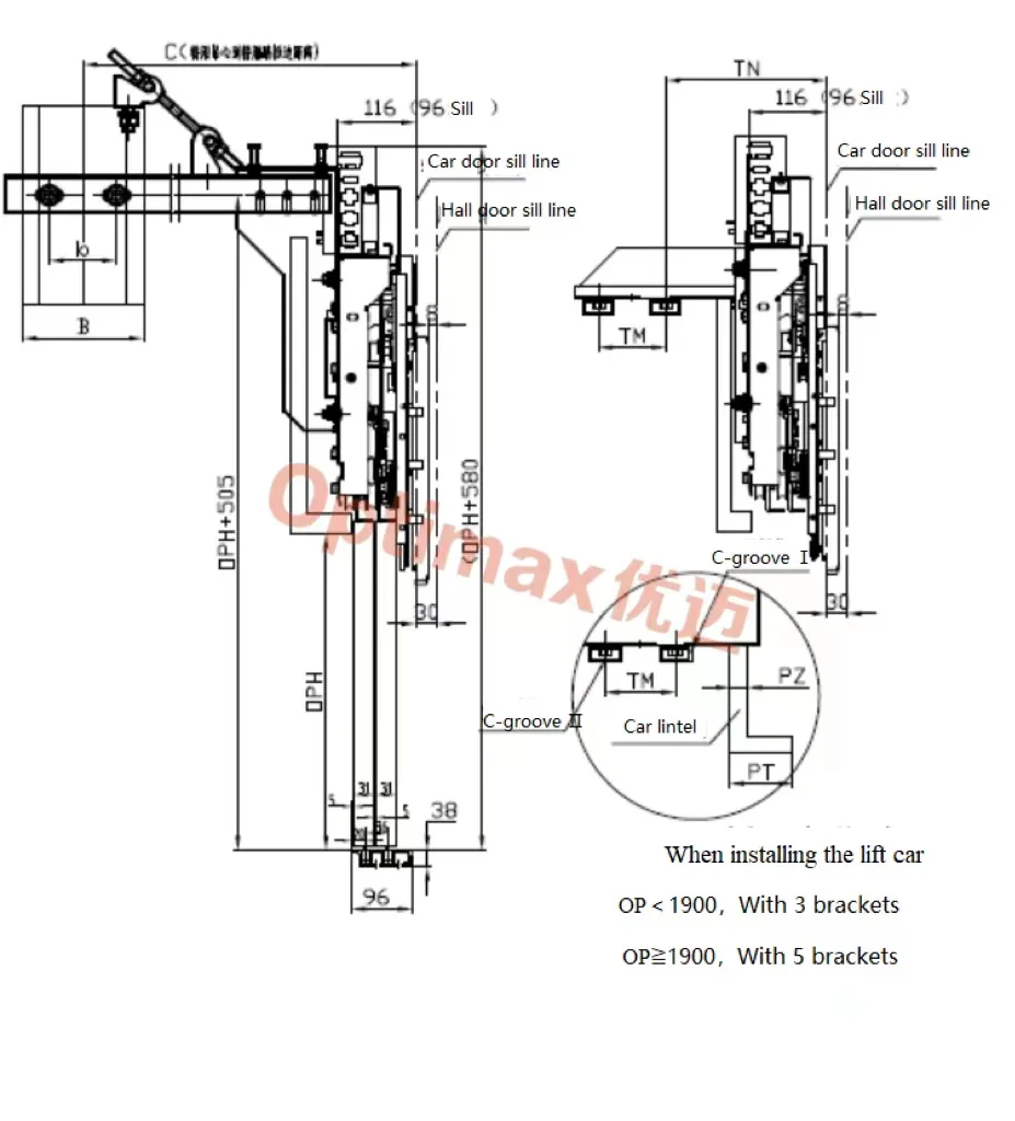 Integrated Four Panel Center Opening Door System-Exporter-Optimax