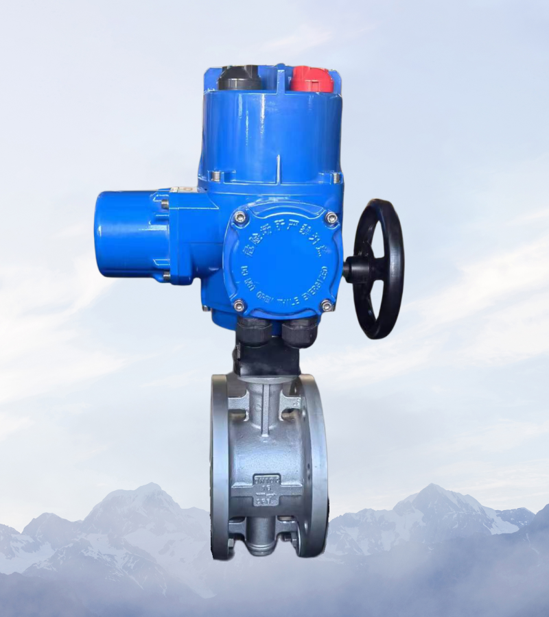 电动不锈钢法兰蝶阀D943W-16P-上海科耐迪阀门成套设备有限公司