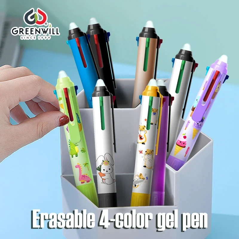 Wholesale Erasable Gel Pen 4 Colors-For Sale-Greenwill