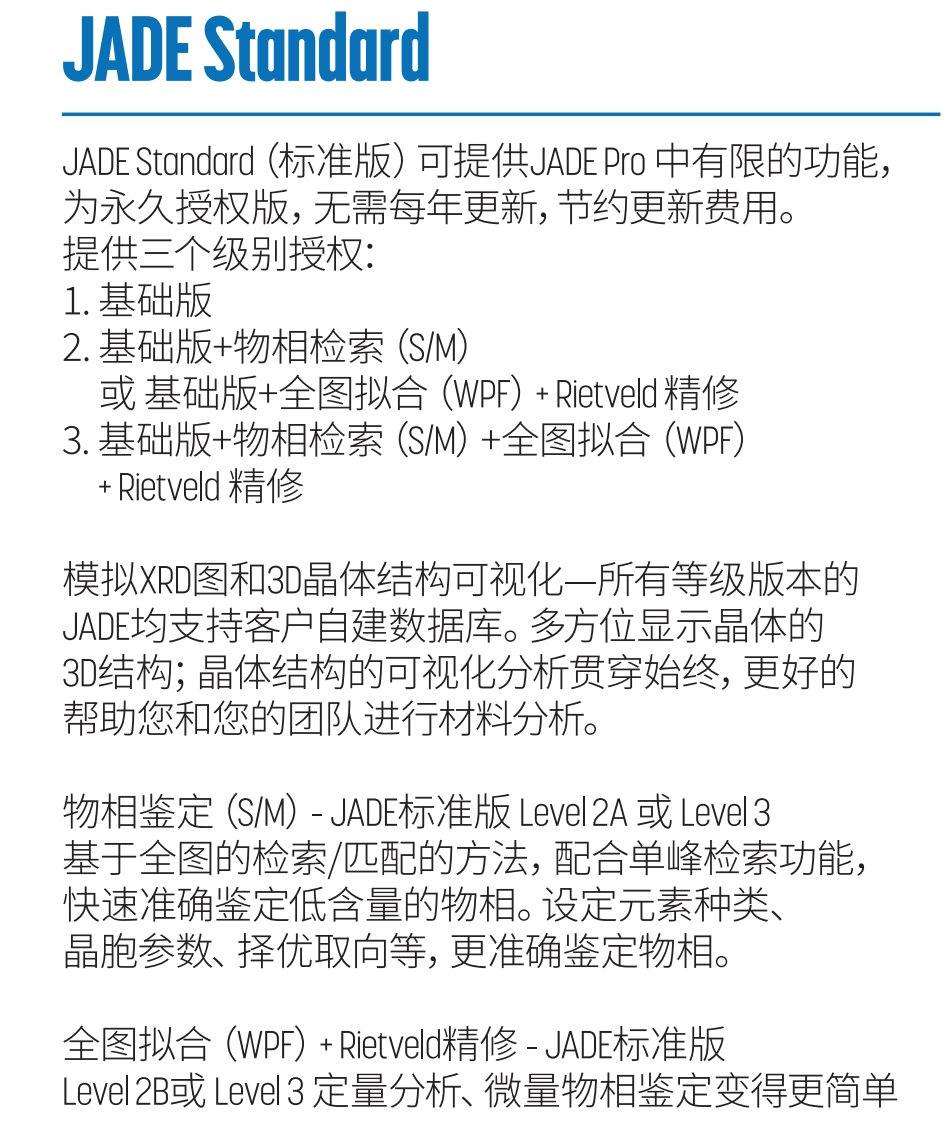 应用分享 | 2025版PDF数据和JADE软件的应用_ 束蕴仪器(上海)有限公司