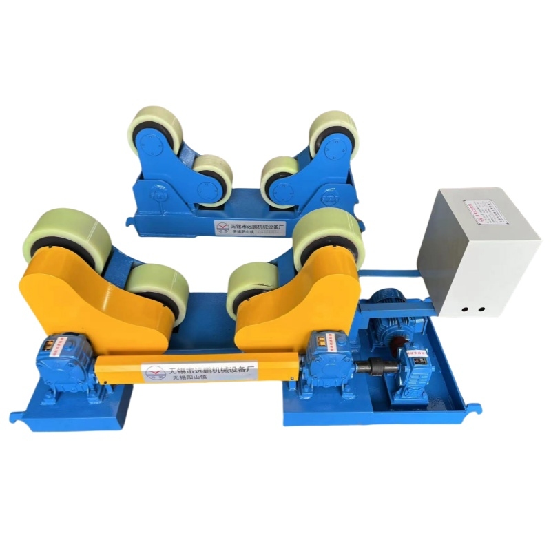 Automatic Self Aligning Turning Rolls with PU Wheels for Safe Welding