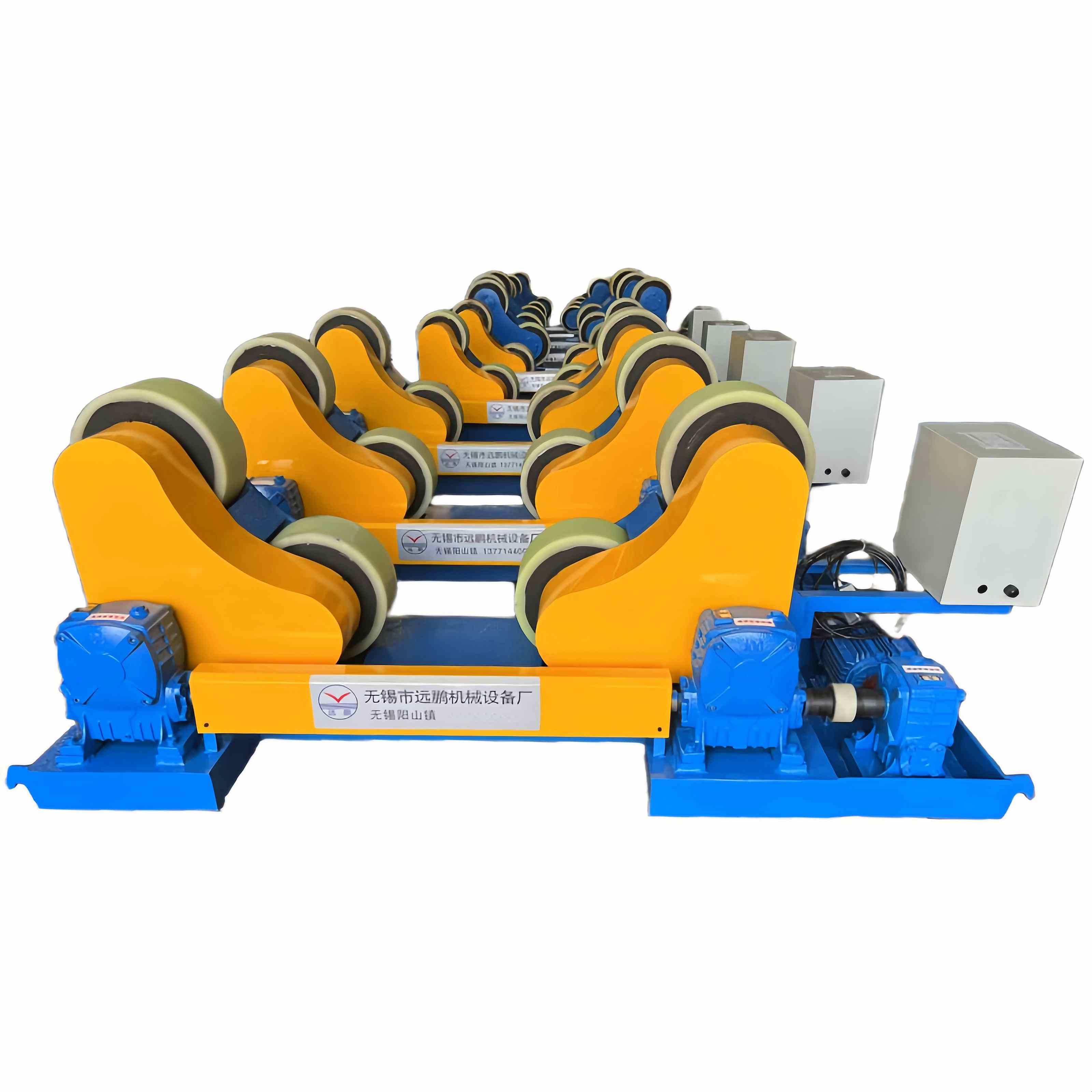 HGZ-20 20T Self-Aligning Welding Rotator with PU Turning Rolls | China ...