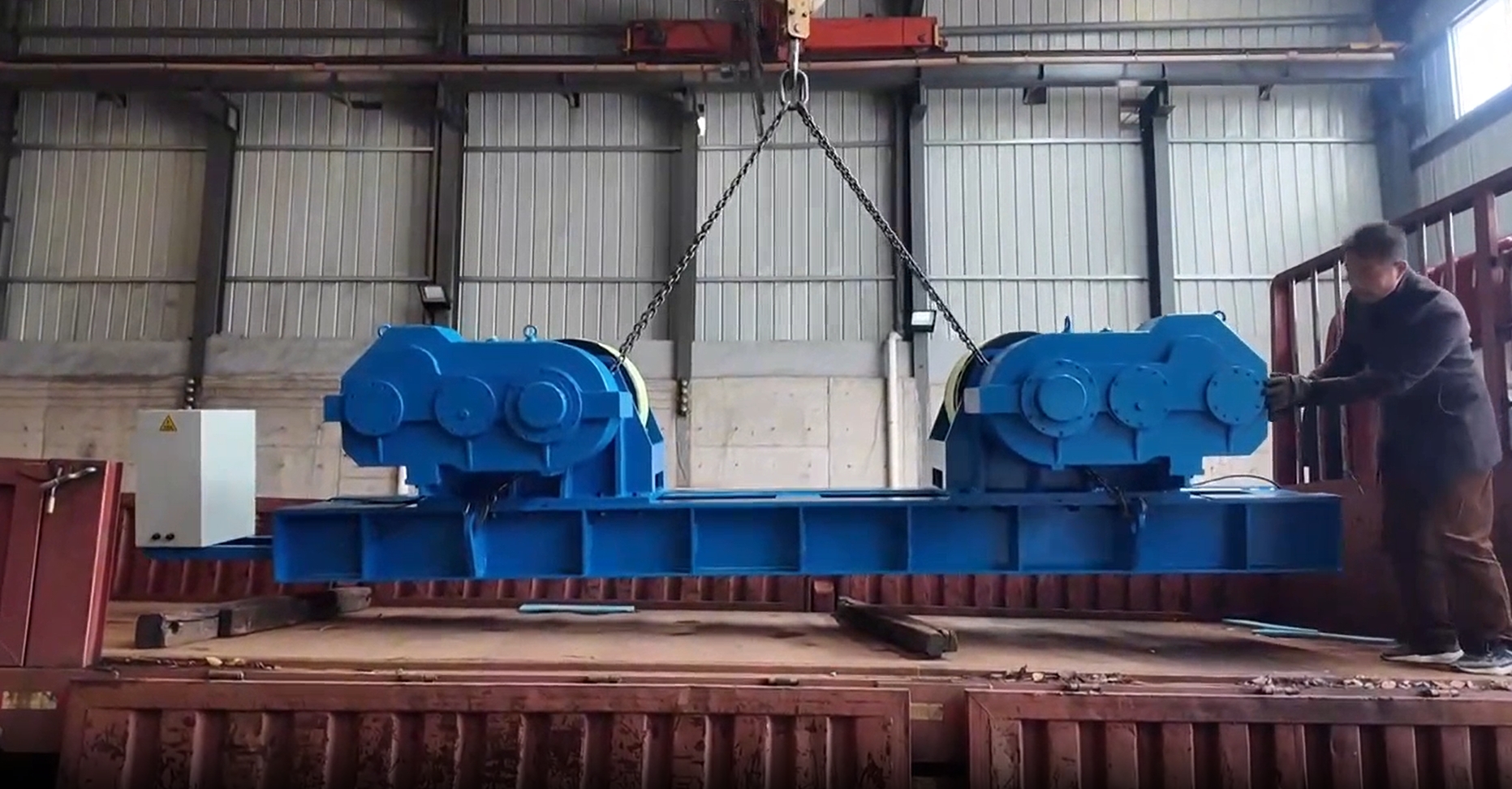 150 Ton Weighted Adjustable Welding Rotator