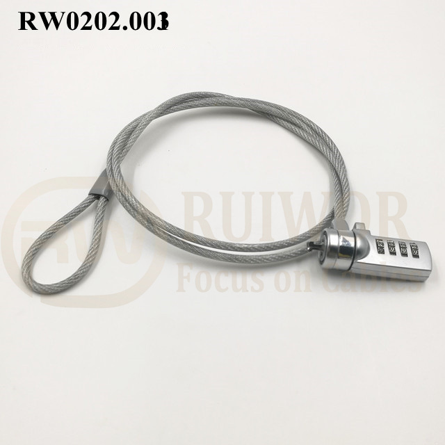 RW0202.003 laptop safety code lock computer security tether password ...