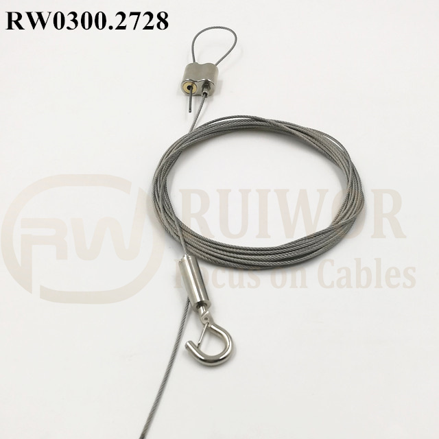 RW0300.2728 Ceiling cable fixing with adjustable hook Kit includes ...