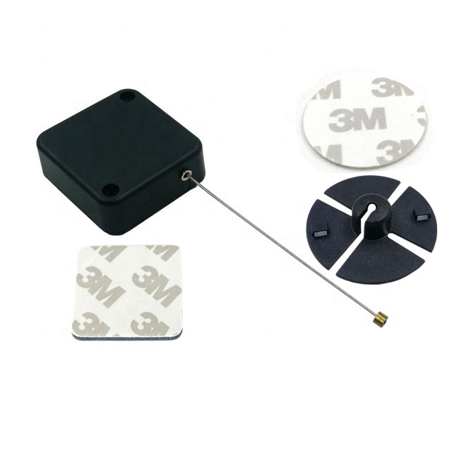 Retracting Security Retail Display Cable Anti-Theft Pull Box Recoiler