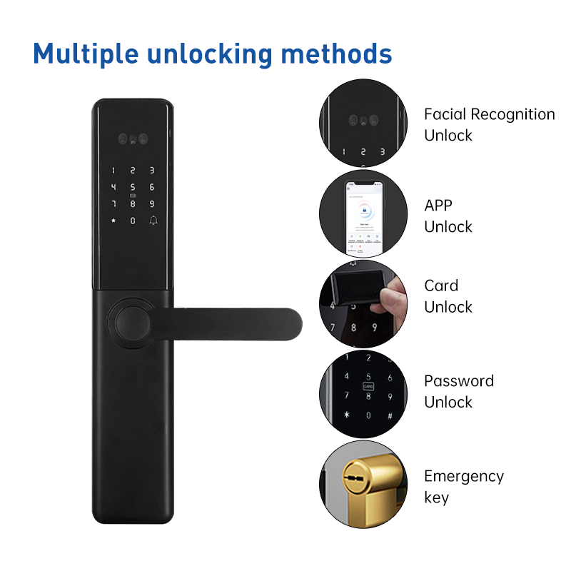 Smart Facial recognition Door Lock QF1_Zhejiang Swin IoT Technology Co ...