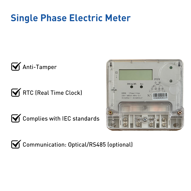 EVR10 Single-Phase Electronic Energy Meter RS485 communication_Zhejiang Swin IoT Technology Co ...