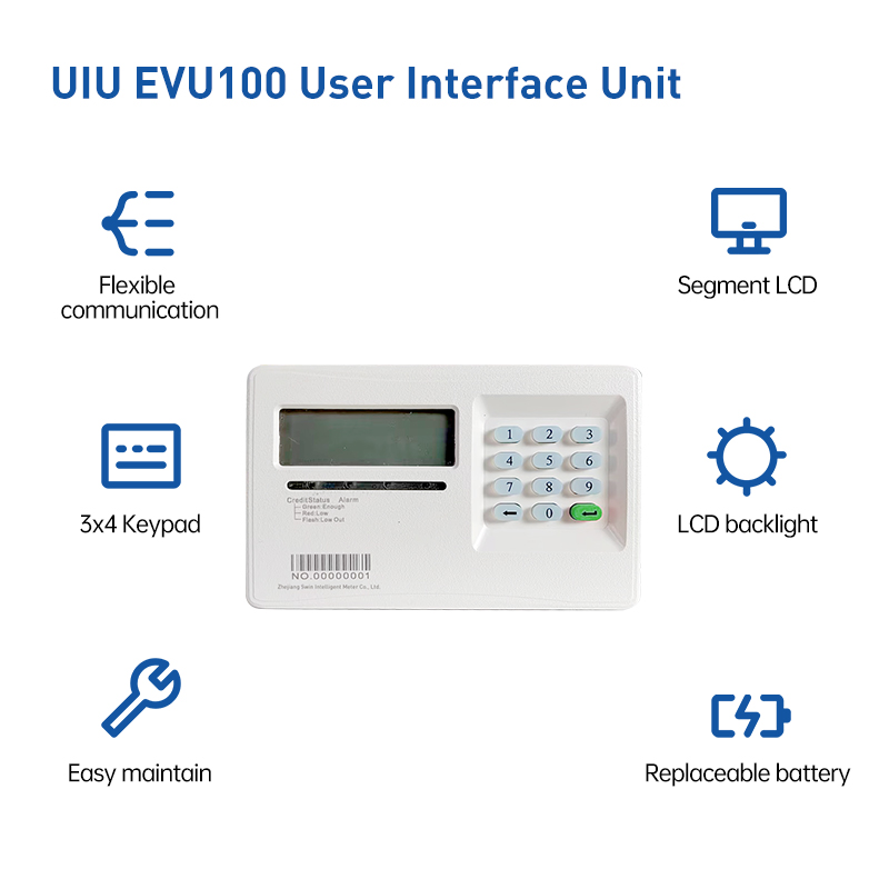 EVU100 User Interface Unit for Energy Meter_Zhejiang Swin IoT ...