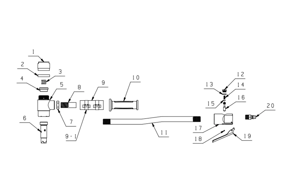 IMPA Code 590384 气动低振型敲锈锤 TD-01A(LV)_上海金士轮船舶服务有限公司