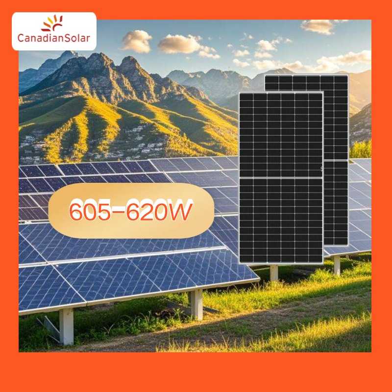 Canadian solar TOPBiHiKu6 TOPCon 144 Cells 600W 605W 610W 615W 620W