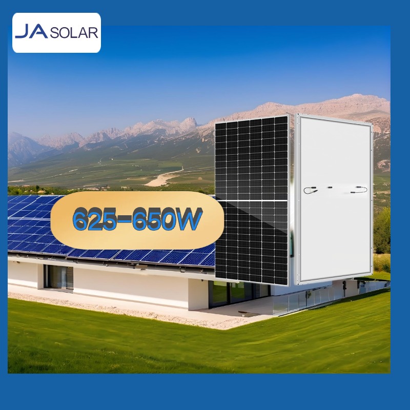 JA 590w 595w 600w 605w 610w 615w N-type Double-glass Solar Panel