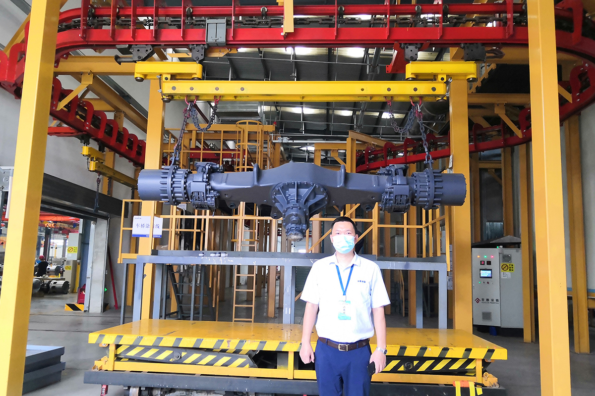 Axle Spray Painting Line Supply-Provide-Lexuan Intelligence