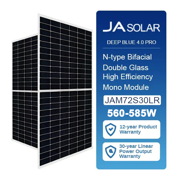JA Solar P-type JAM72S30LR 560–585W Panel – LONGJI