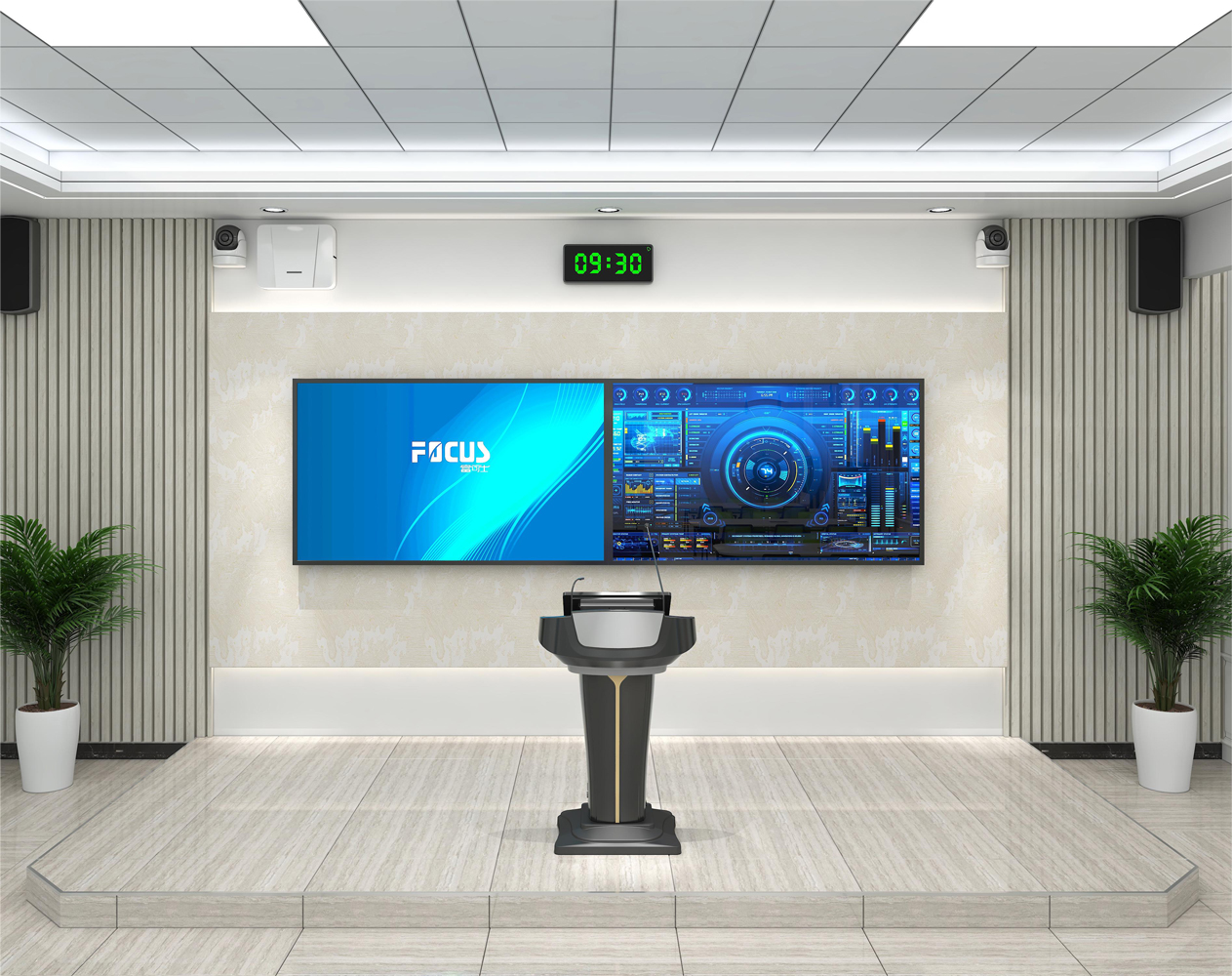 Smart podium supplier-Customized intelligent podium-Elevating podium ...