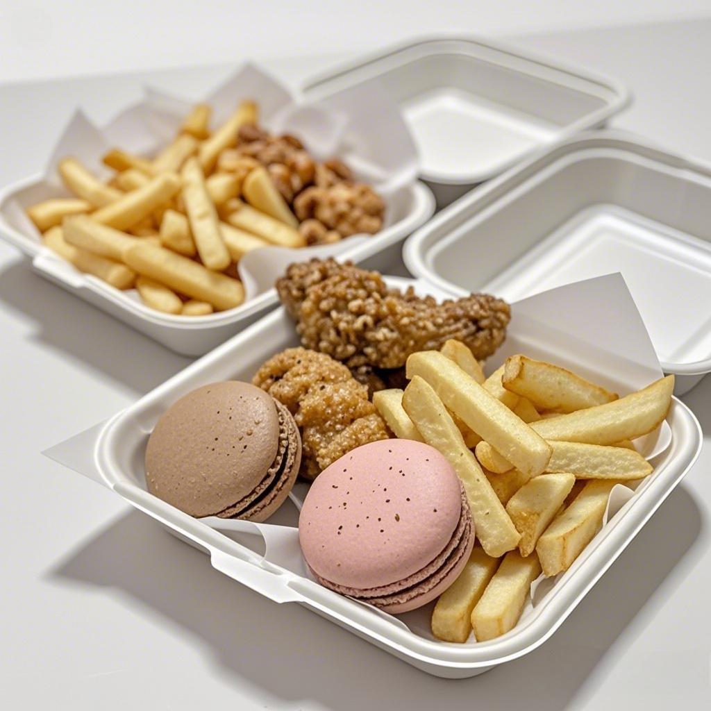 G-COVE Pulp Molded Clamshell and Takeout Boxes: Bamboo Pulp Eco ...