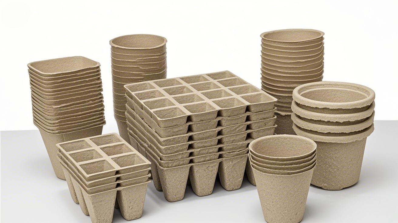 Biodegradable Dry-Pressed Seedling Cup:Natural Plant Fiber Eco-Friendly ...