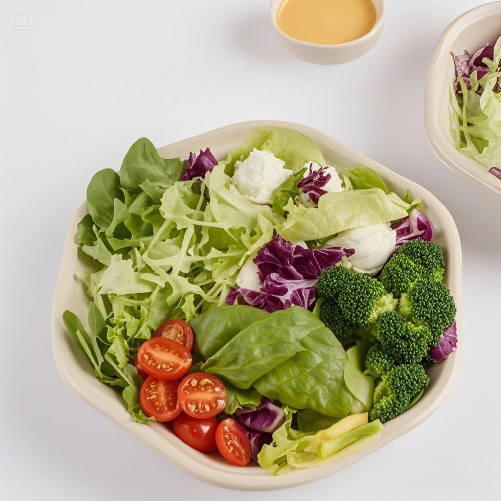 Bamboo Fiber Pulp Molded Salad Bowl: Biodegradable, Lightweight Heat ...