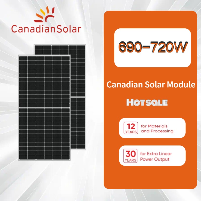 615W 620W Canadian Solar Panel 625W 630W All Black Solar Panel High ...