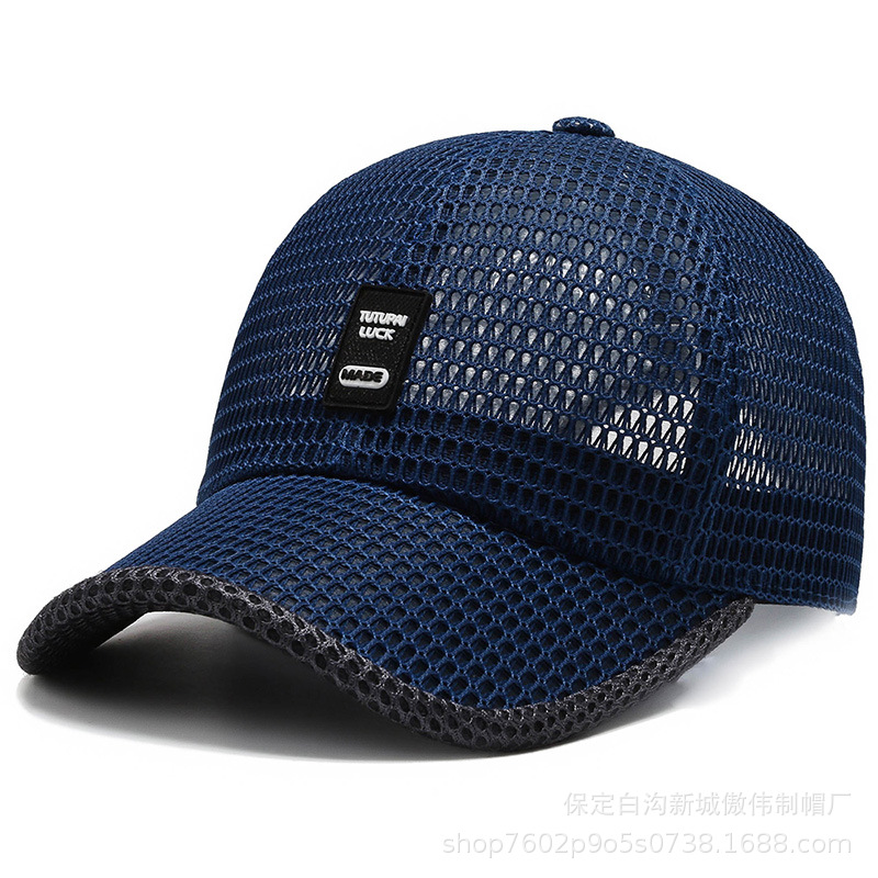 Men's sun hats, outdoor quick-dry sun baseball mesh hats, breathable ...