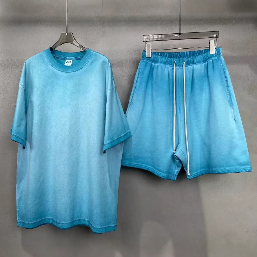 Spring-Summer New Arrival 230G Reverse Side Color Fading with Fringed ...