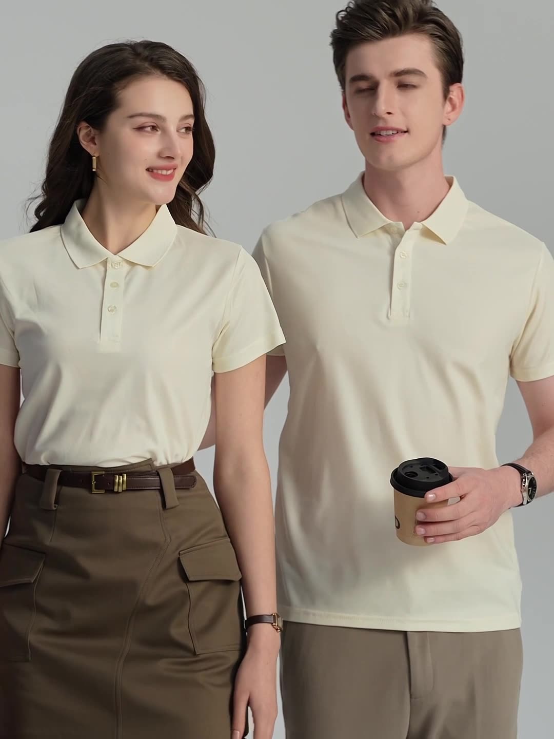 Summer Collared Polo Shirt Work Uniform - Promotional Shirt with Custom ...