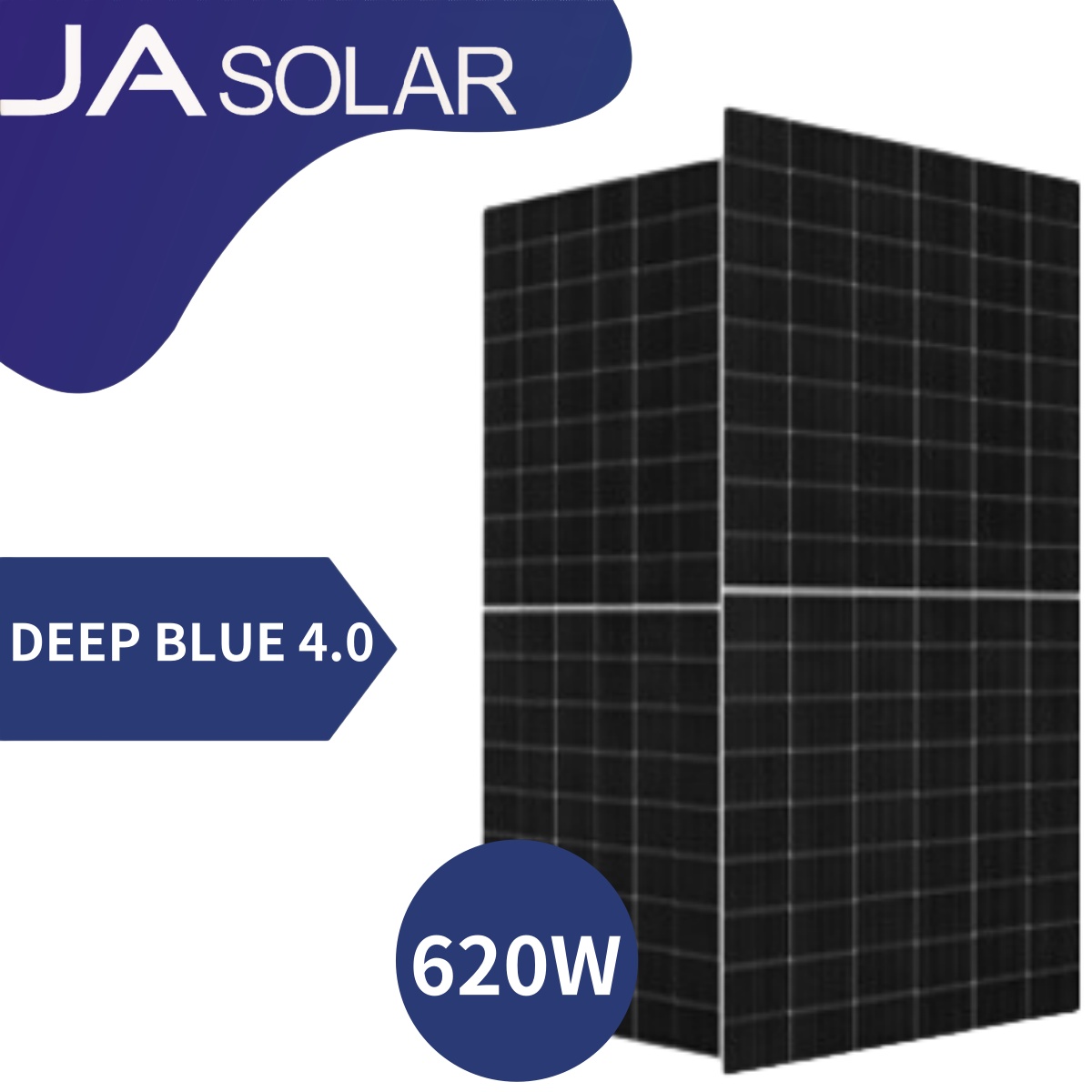 JA Solar Deep Blue 4.0 615W 625W 635W 640W Bifacial Double Glass ...